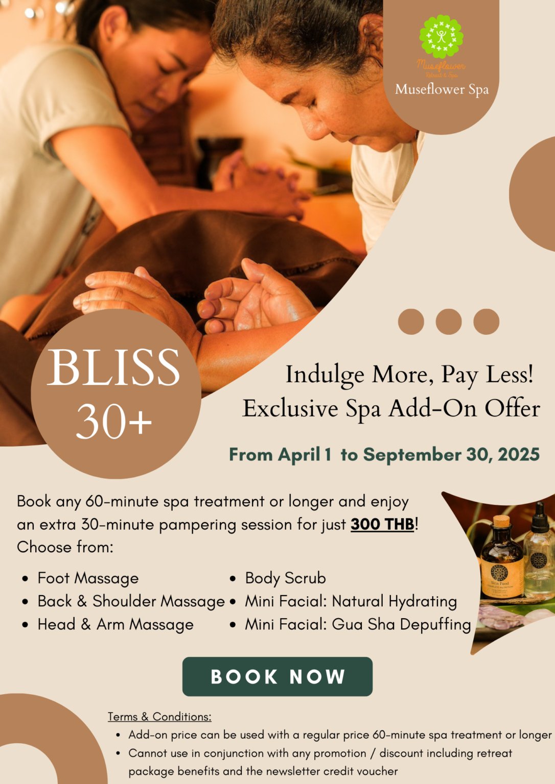 Spa Promotion - Museflower Retreat & Spa